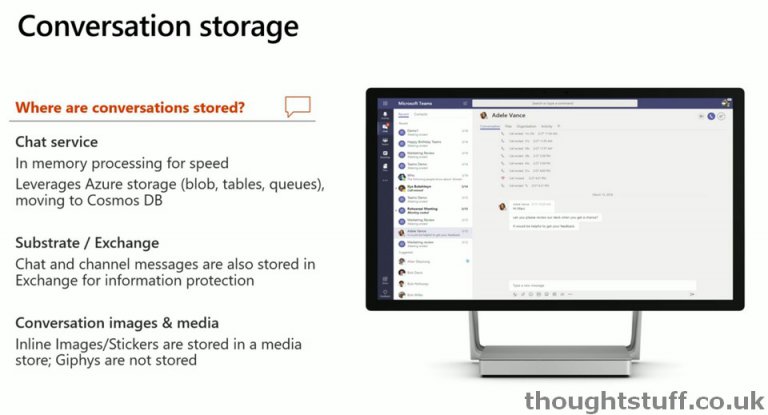 Where is everything in Microsoft Teams stored at rest? | The ...